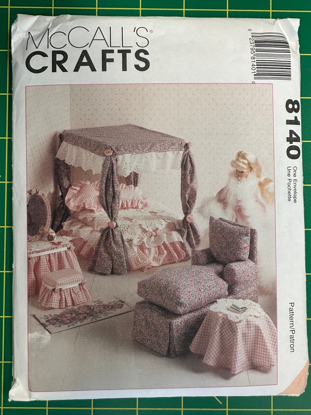 Vintage 1995 Mccalls 8149 UNCUT 11 1/2” Fashion Doll Furniture and ...