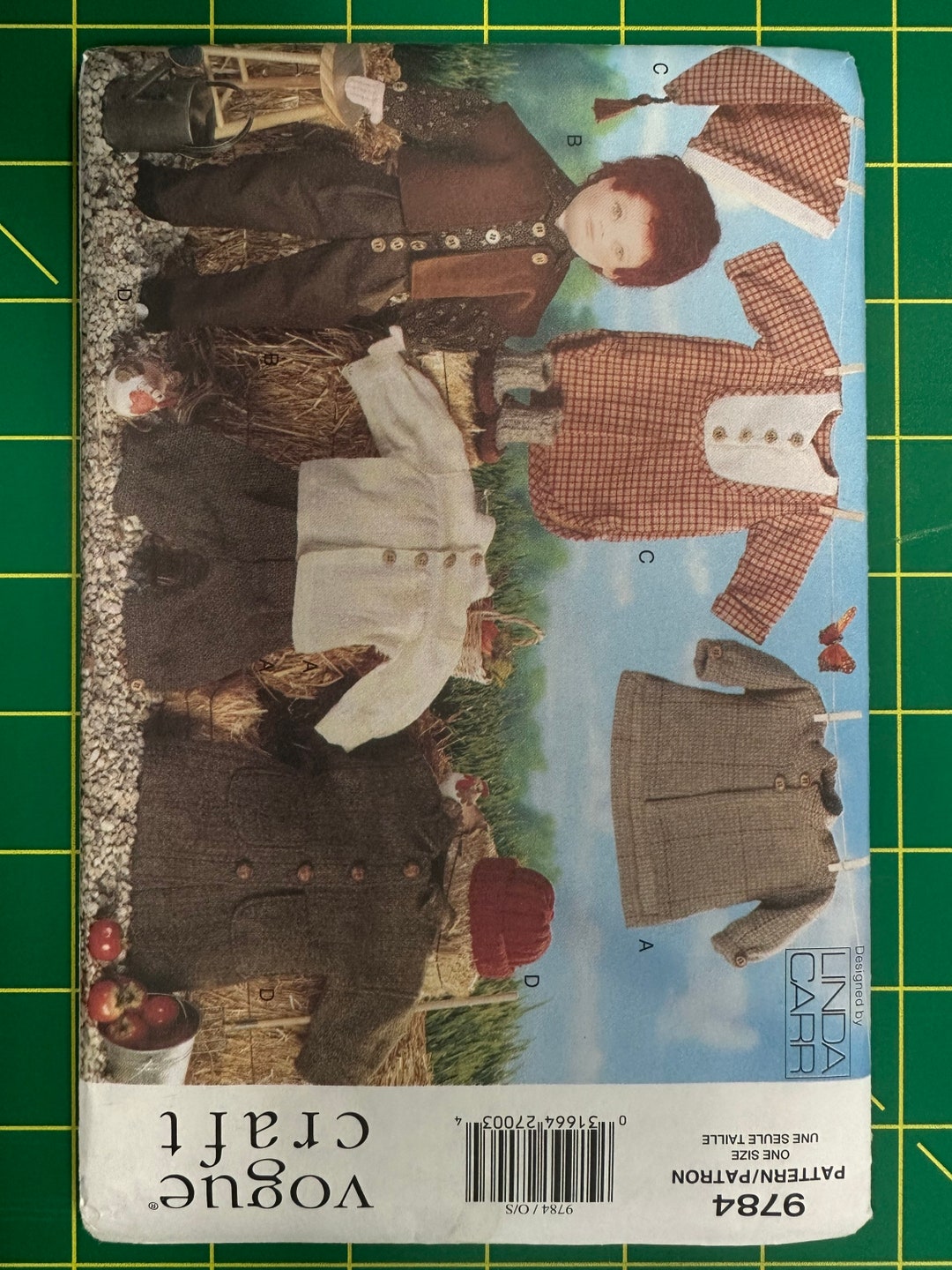 Vintage 1998 Vogue 9784 UNCUT 18” Doll Clothes Pattern - Etsy