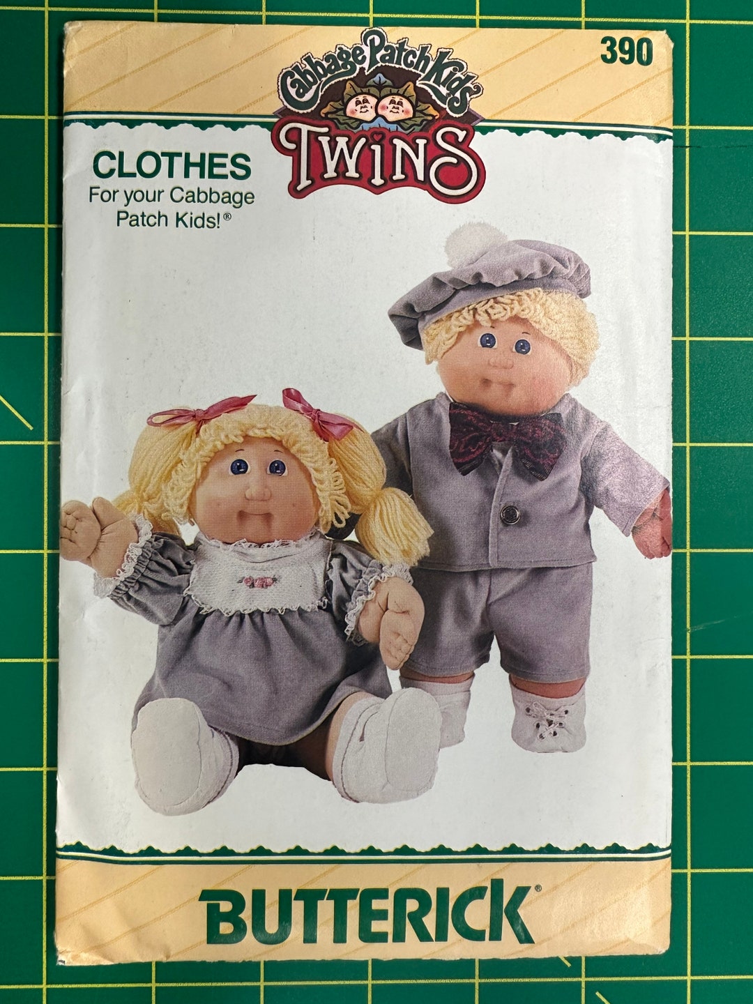 Vintage 1985 Butterick 390 Pattern. Cabbage Patch Kids Clothes - Etsy