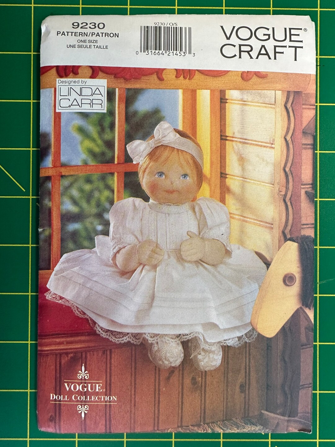 Vintage 1995, Vogue 9230 UNCUT 15” Doll and Doll Dress Pattern - Etsy