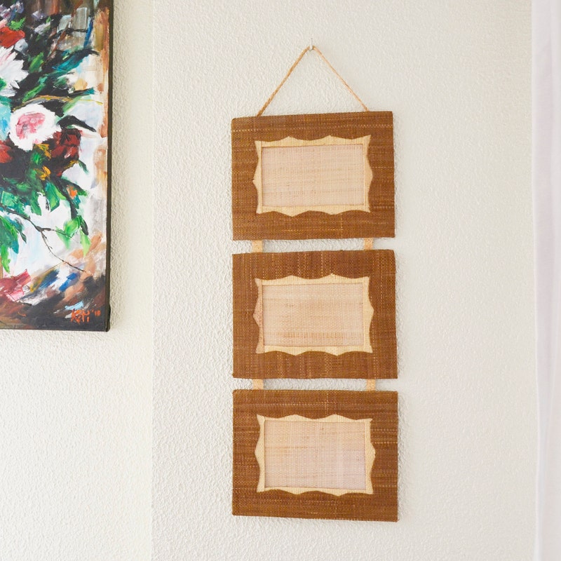 Three Photo Frame - Etsy