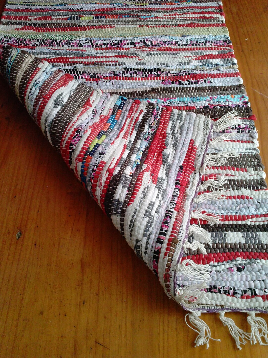 Rug, Rag Rug Carpet Kitchen, Bathroom, Dining, Decorating, Medidas50cm ...