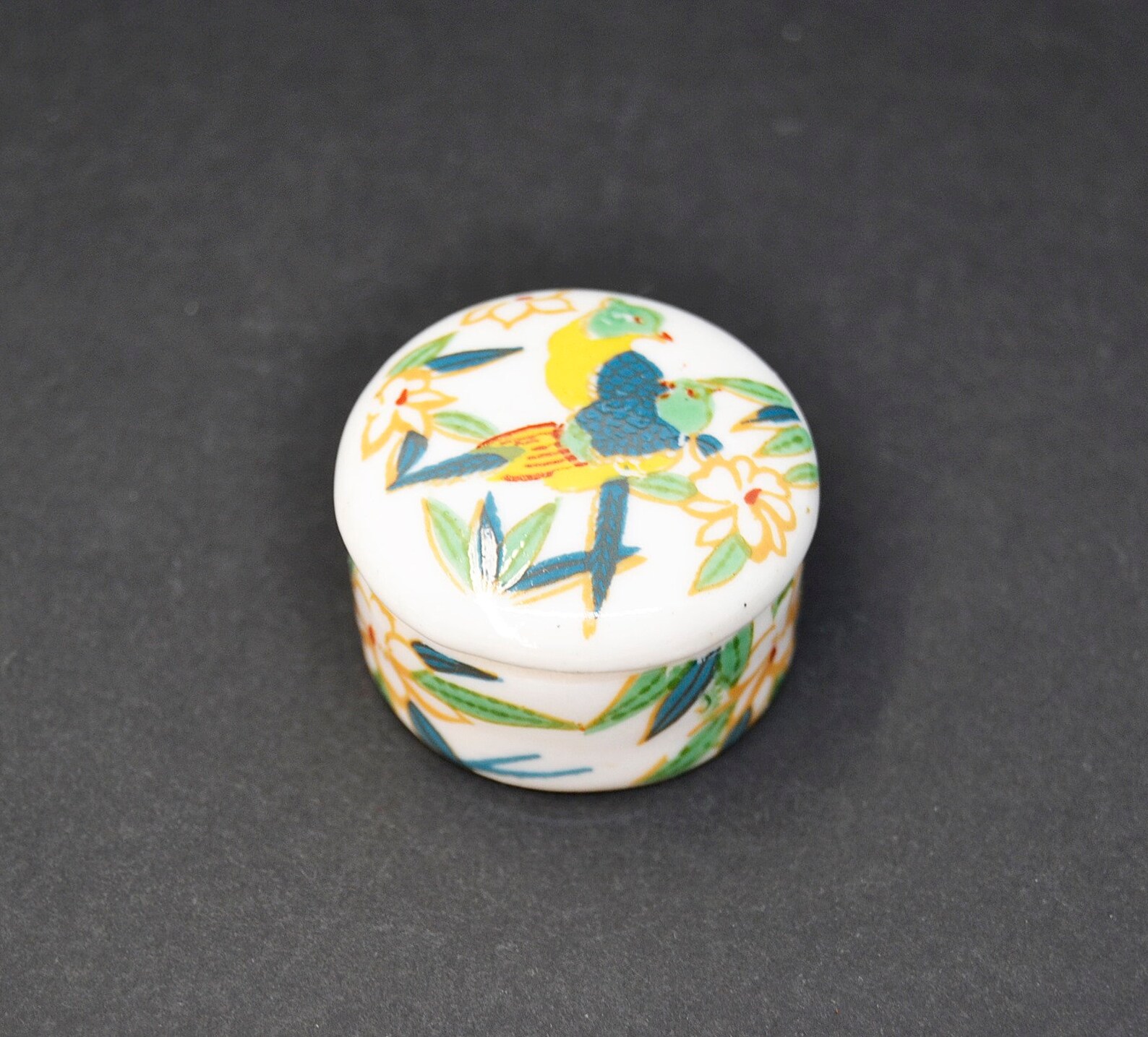 Porcelain Pillbox Small Box Round Box Mini Jewelry Box | Etsy