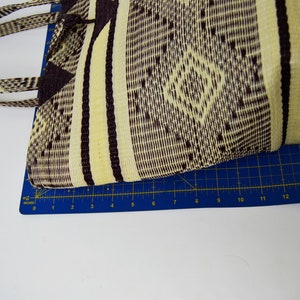 Plastic Braided Basket Bag, Large Handbag, Handmade Bag, Plastic Bag ...