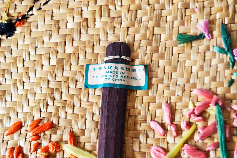 Ancient China Straw Fan Set - Etsy Canada