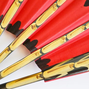 Spanish Fan Hand Drawing, Red Fan, Flamenco Fan, Hand Fan, Dance Fan ...