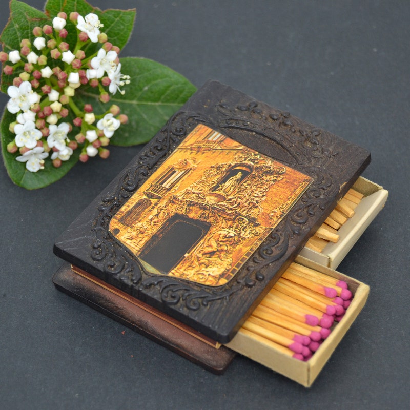 Wooden Matchbox - Etsy