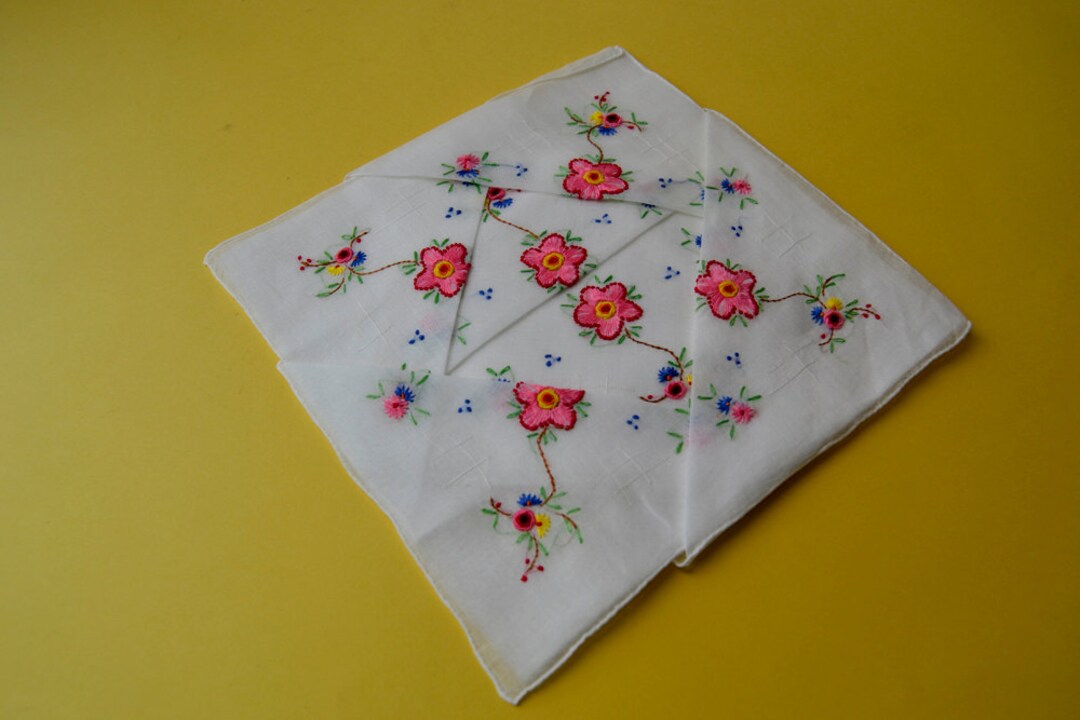Retro Handkerchief, Panuelode Season, Handkerchief Colecsion, Pure ...