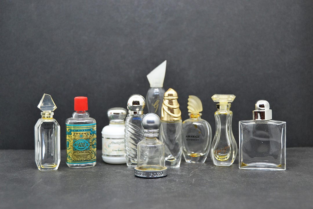 Collection of Vintage Miniature Perfume Bottles - Etsy