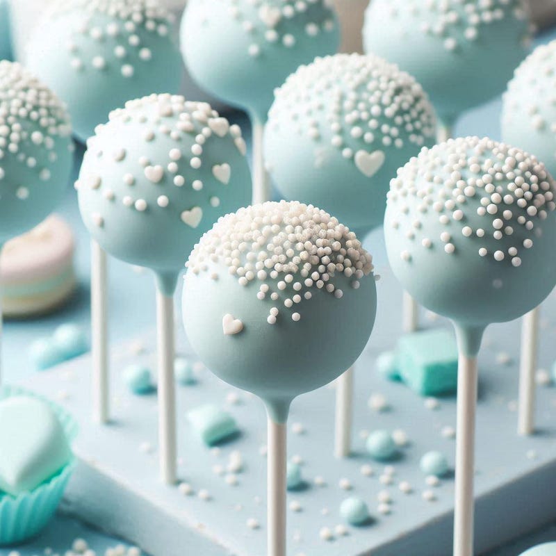 Blue Cake Pops - Etsy