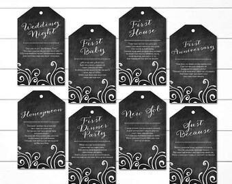 Wine bottle tags | Etsy