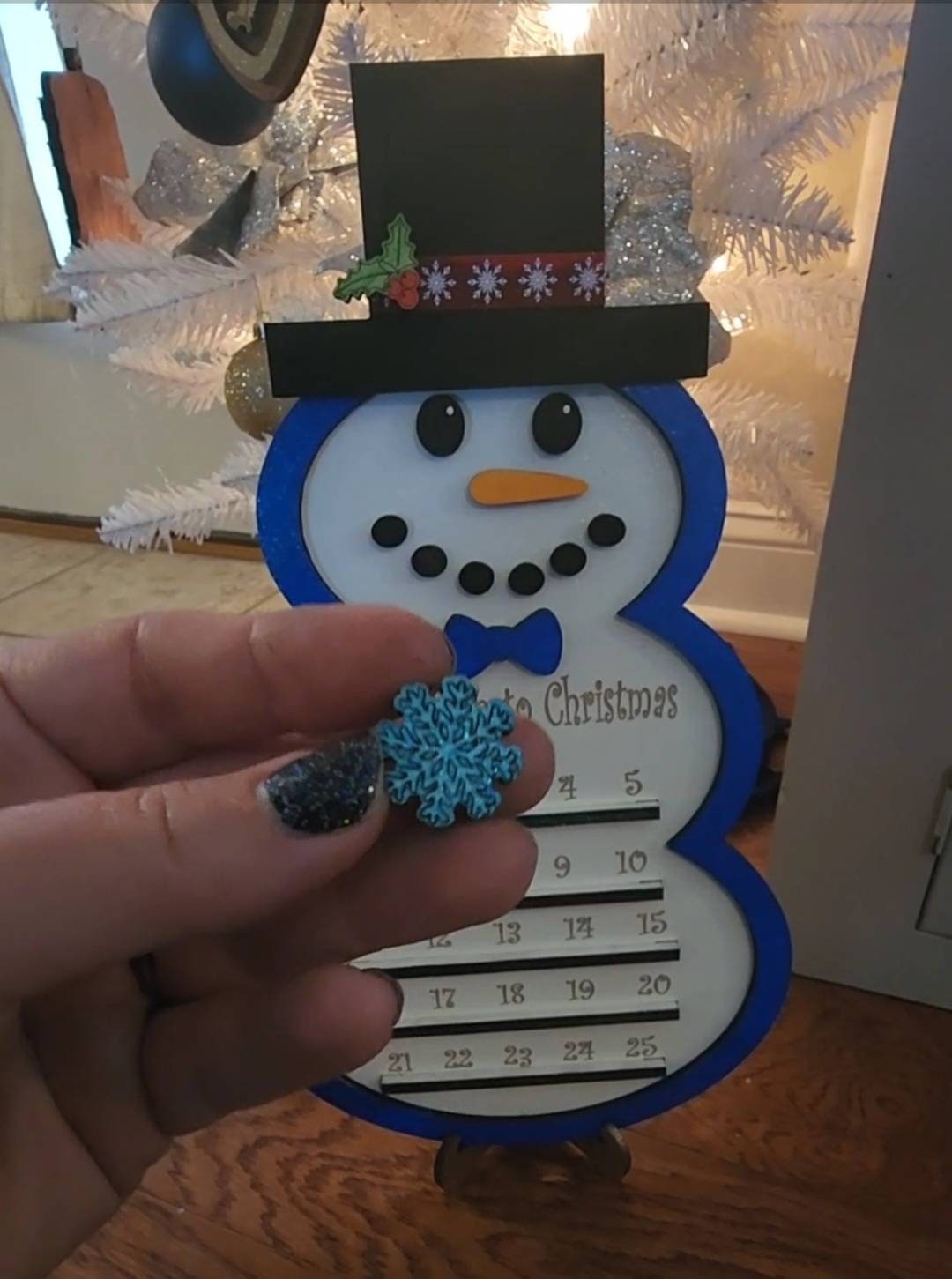 File Only Snowman Countdown to Christmas - Etsy Canada