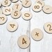 Number Tokens | Wooden Coins | Pre-school Maths Montessori Learning ...