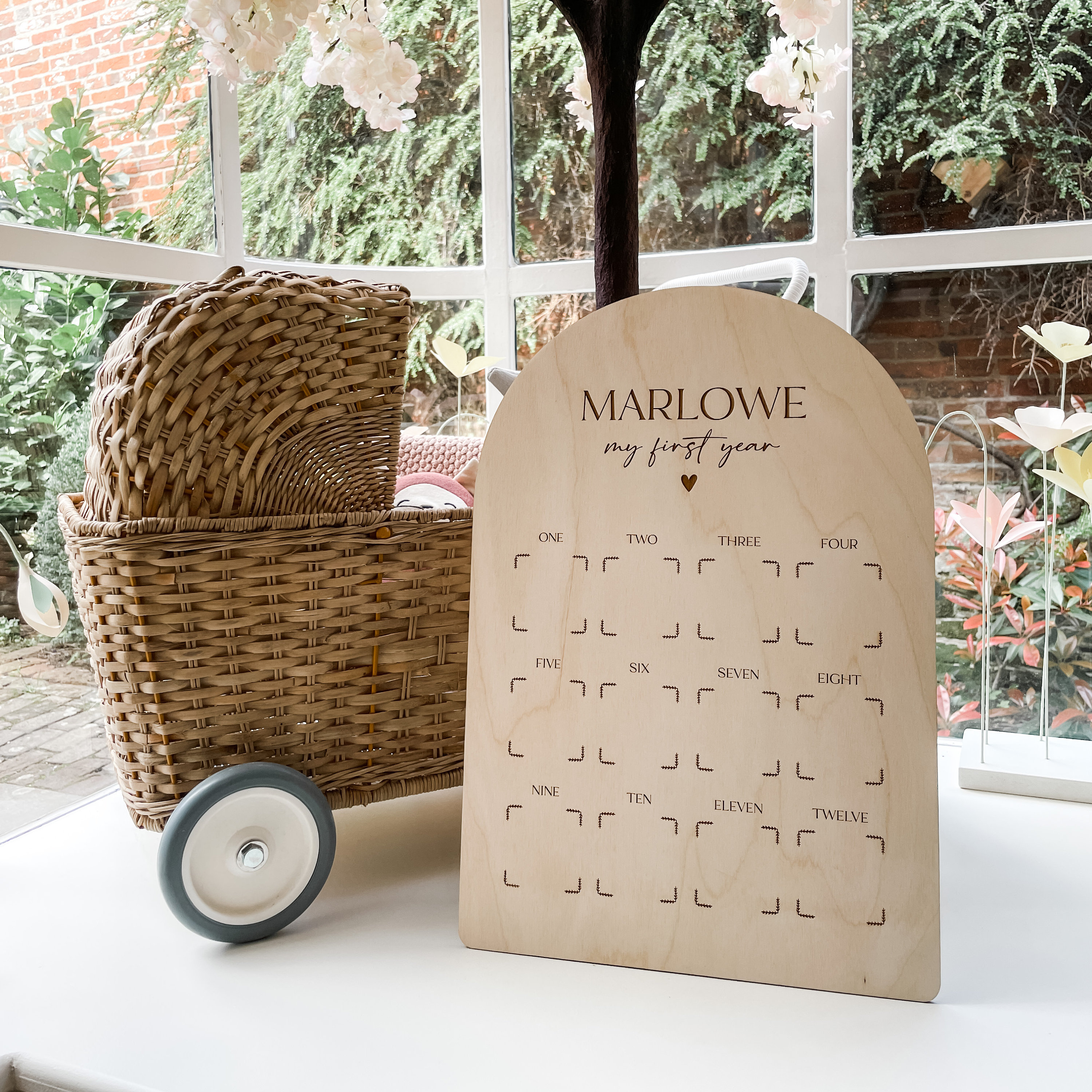 My First Year Photo Board 1st Birthday Memory Board Party - Etsy