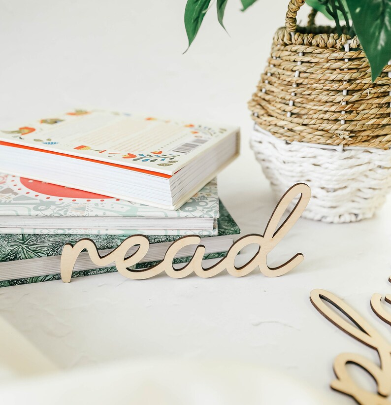 Wooden 'read' Wall Sign Nursery/playroom Decor - Etsy UK