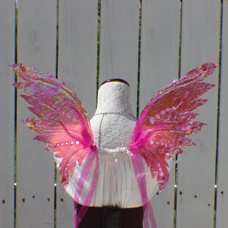 Hot Pink Angel Wings - Etsy