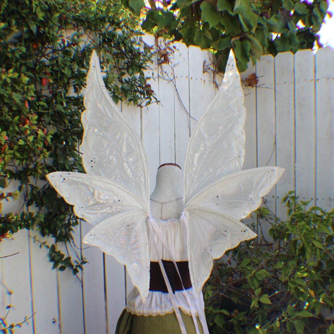 Custom XXL White and Clear 6 Wing Enchanted Fairy Inspired Wings - Etsy