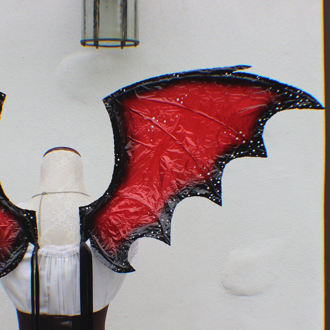 Custom Large Dragon Inspired Wings in Red and Black | Etsy