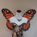 Custom XL Hand Painted Monarch Butterfly Inspired Wings - Etsy