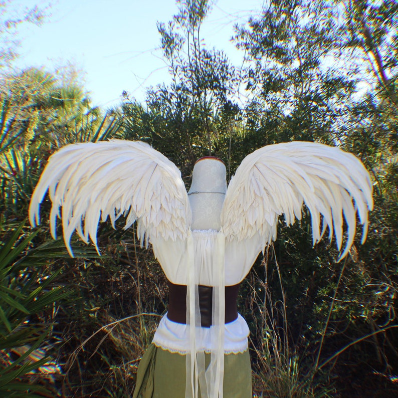 Custom Large Cream Feather Wings - Etsy
