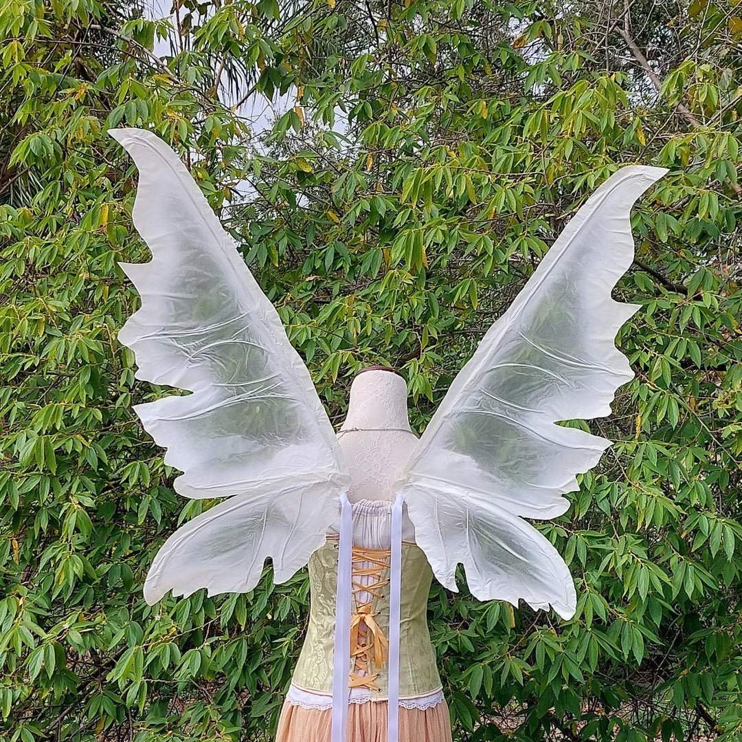 XXL White and Clear 2 Wing Gelfling Inspired Wings - Etsy