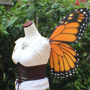 Custom XL Hand Painted Monarch Butterfly Inspired Wings - Etsy