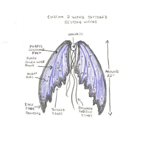 Tattered Fairy Wings