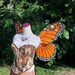 Custom XL Hand Painted Monarch Butterfly Inspired Wings - Etsy