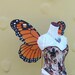 Custom XL Hand Painted Monarch Butterfly Inspired Wings - Etsy