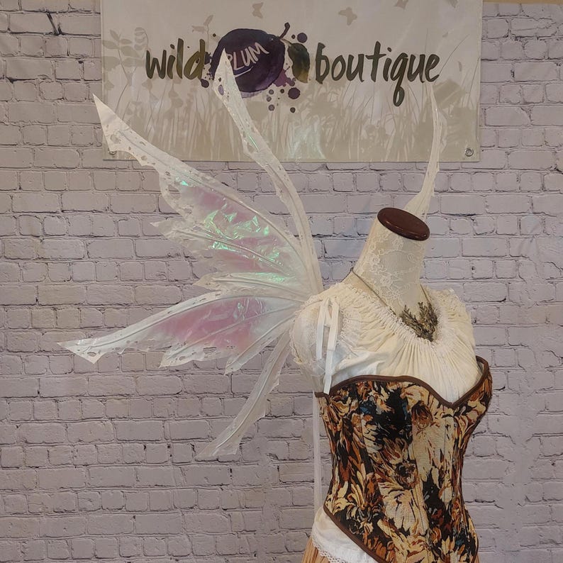 Mischief Fairy Wings With Feelers White Iridescent 8 Wing - Etsy UK