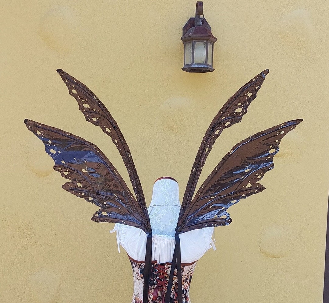 Black Iridescent Meadow Fairy Wings - Etsy