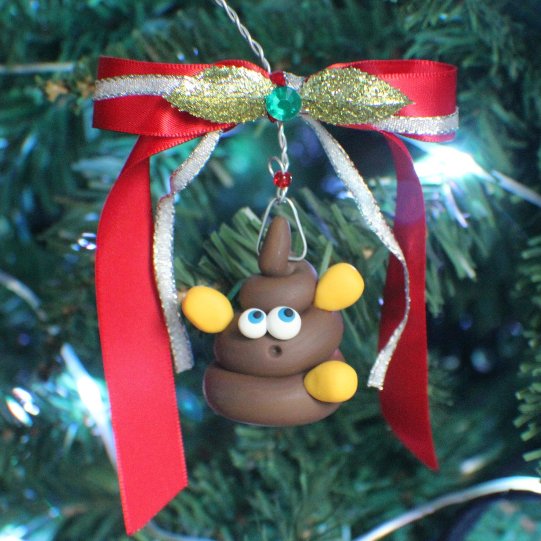 Holiday Corny Poo Ornament - Etsy