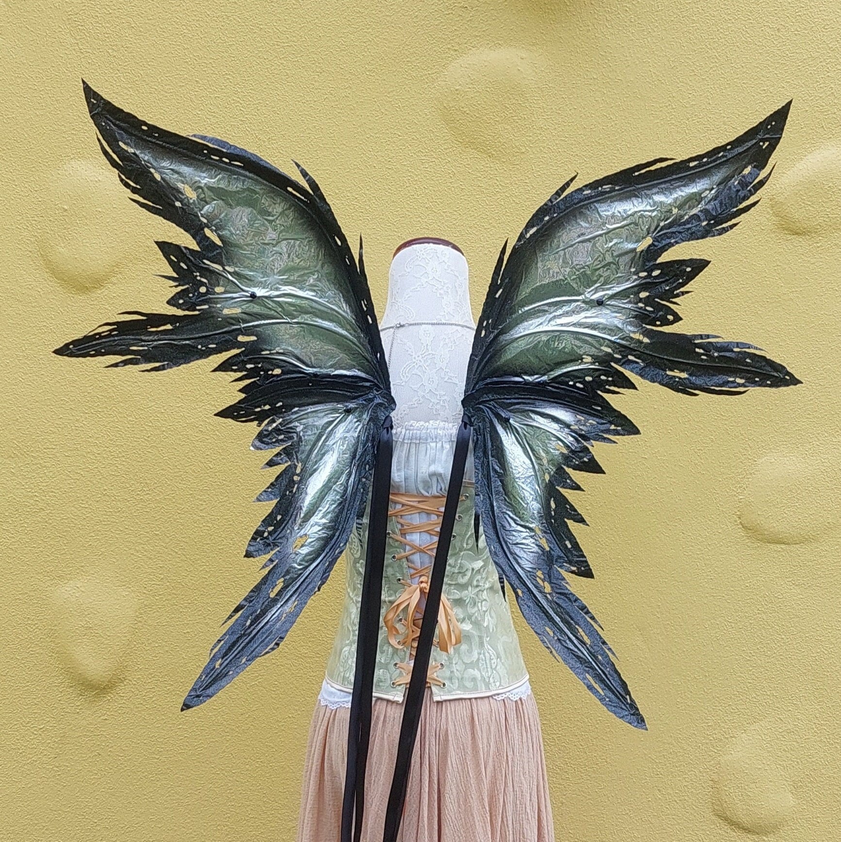 Tattered Fairy Wings Tattoo