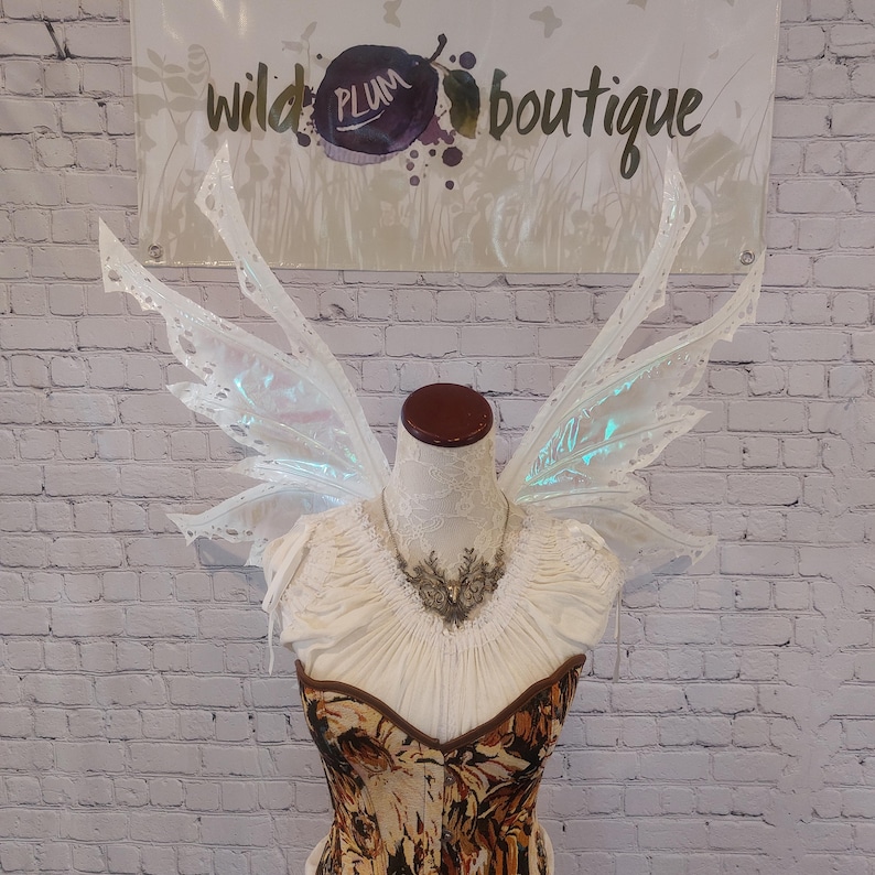 Mischief Fairy Wings With Feelers White Iridescent 8 Wing - Etsy UK