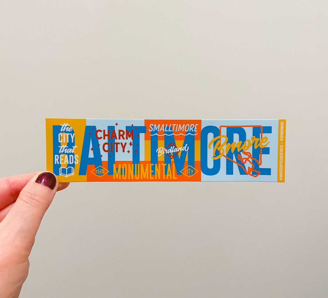 Baltimore Nickname Sticker - Etsy