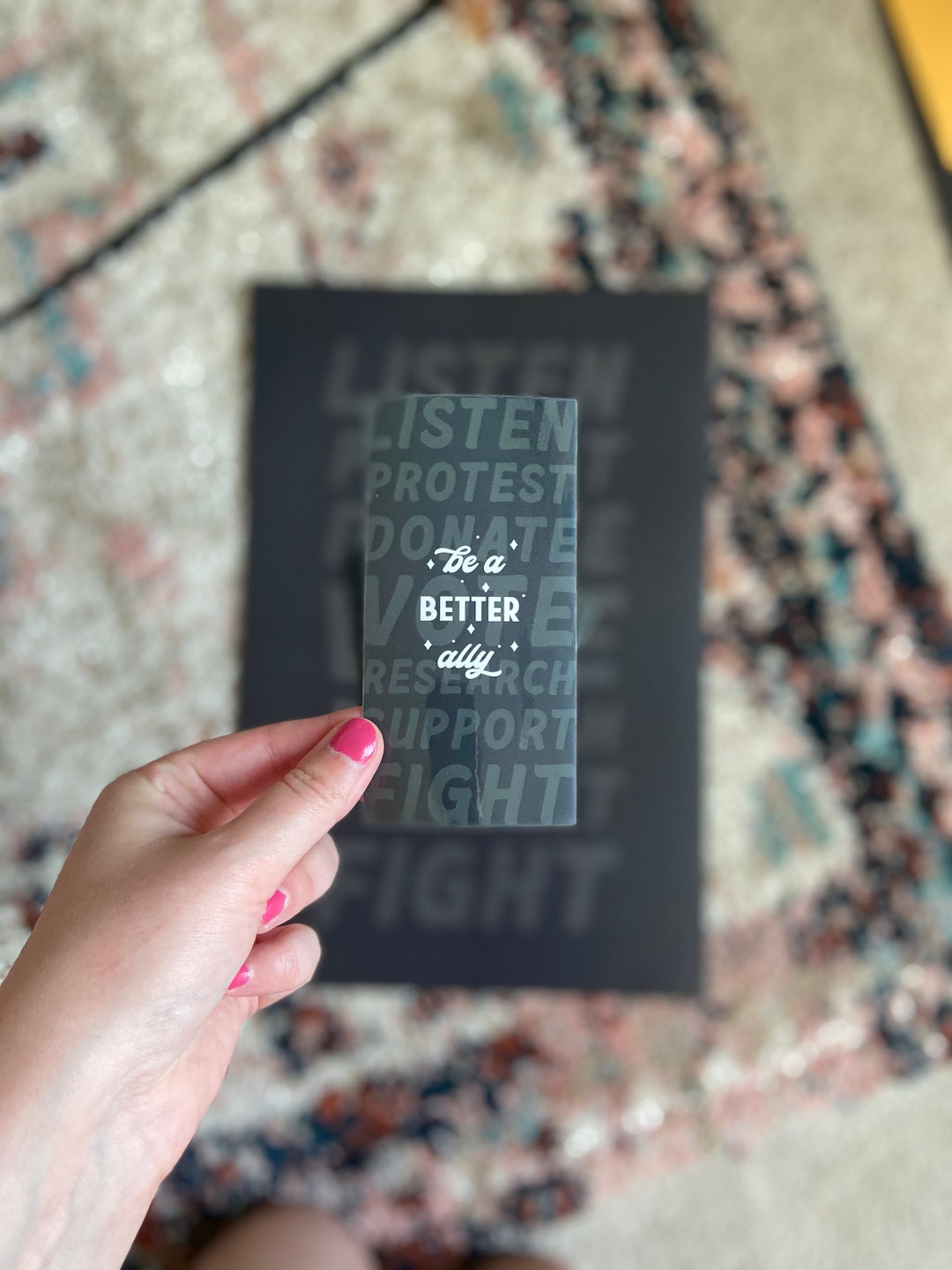 Be a Better Ally BLM Sticker - Etsy