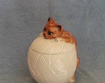 Cat treat jar | Etsy
