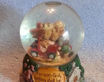Vintage snow globe | Etsy