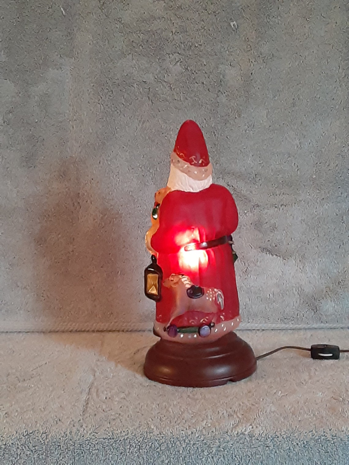 Merck Family's Old World Christmas Light - Father Christmas With Toys ...