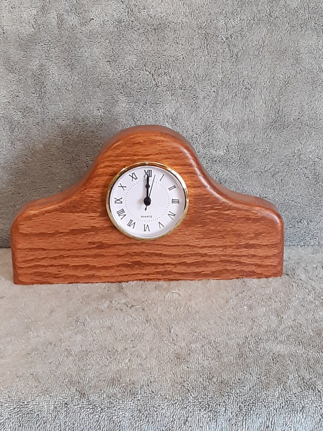 Clock - Hand Made Clock - Desk Clock - Wooden Clock - Oak Clock - Etsy