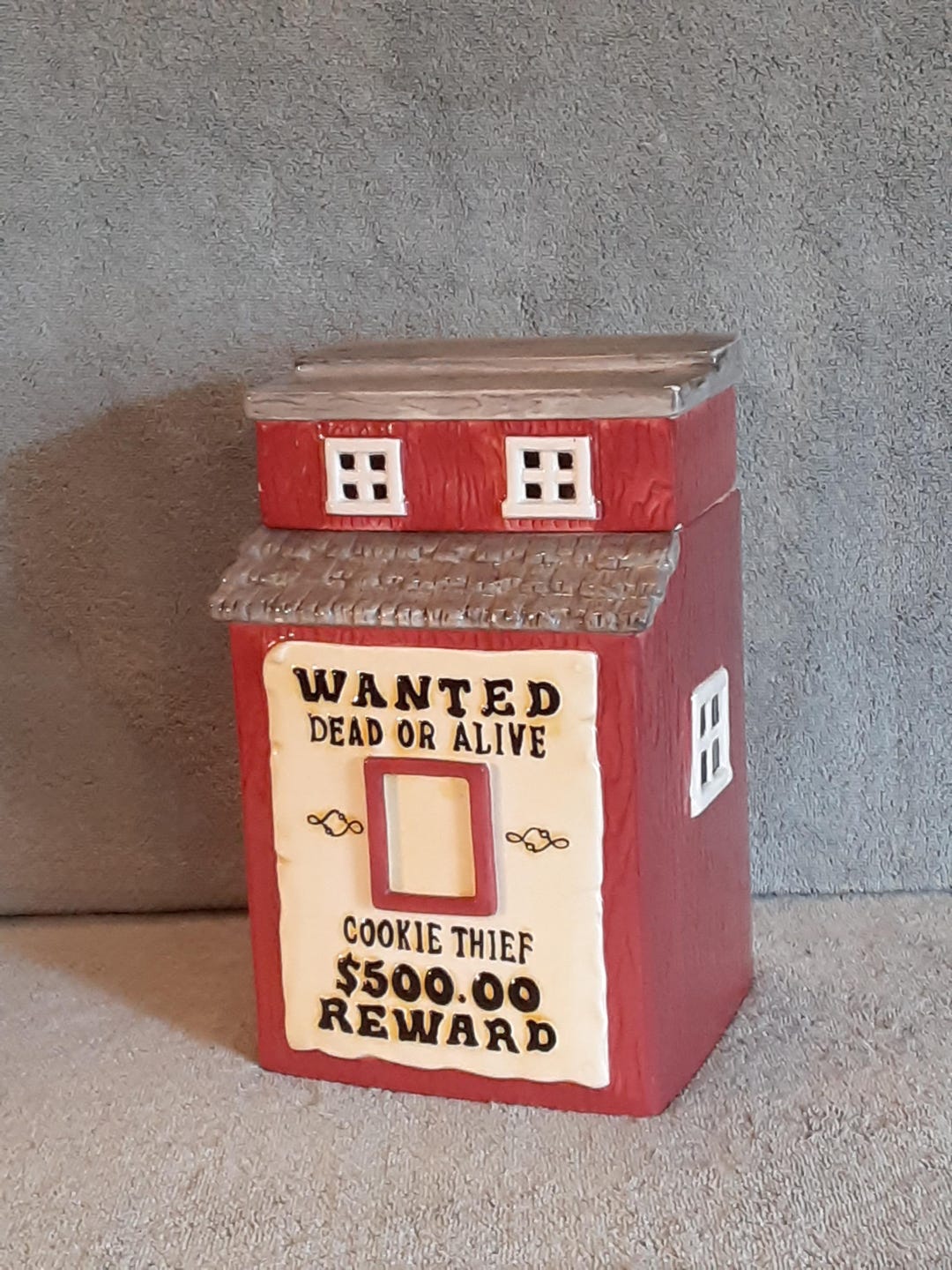 Cookie Jar - Jail House Cookie Jar - Wanted Poster Cookie Jar - Treat ...