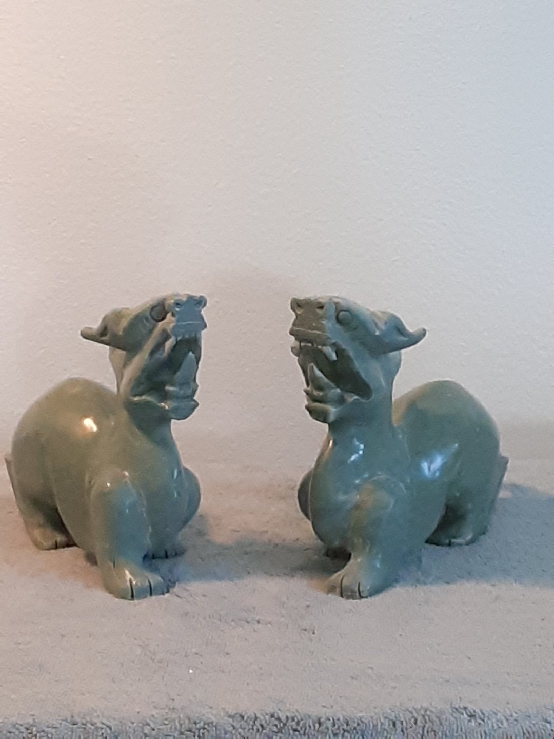 Foo Dragons - A Pair - Asian Foo Dragons - Etsy