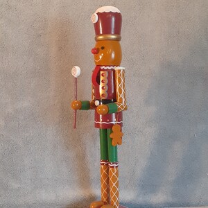 Nutcracker Large 24 Gingerbread Man Nutcracker Wooden Nutcracker - Etsy