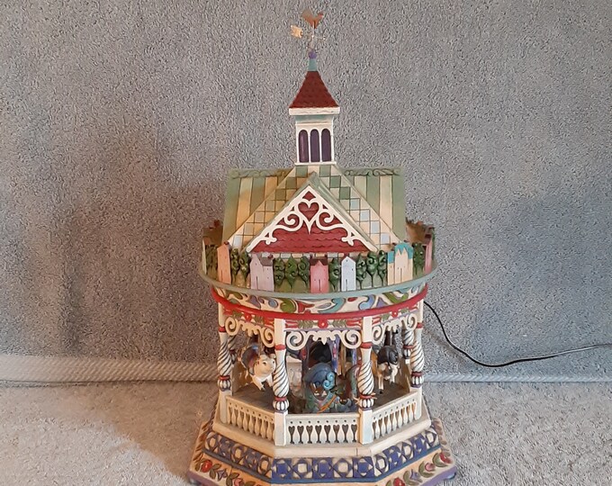 Carousel Music Box - Jim Shore Carousel Music Box - Five Animal ...