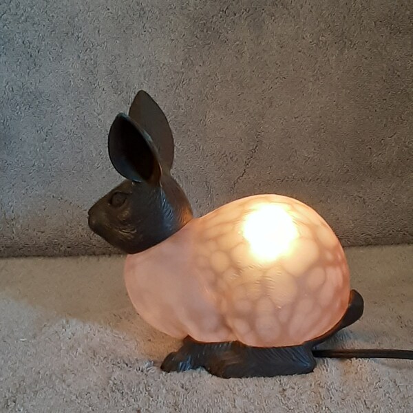 Rabbit Lamp - Etsy