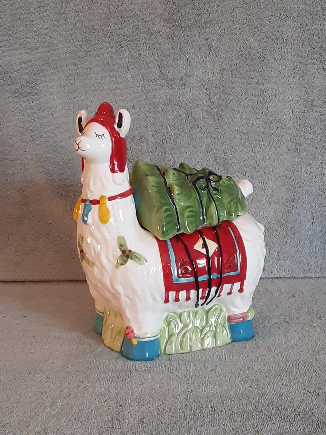 Cookie Jar - Llama Theme Cookie Jar - Storage Jar - Treat Jar - Biscuit ...