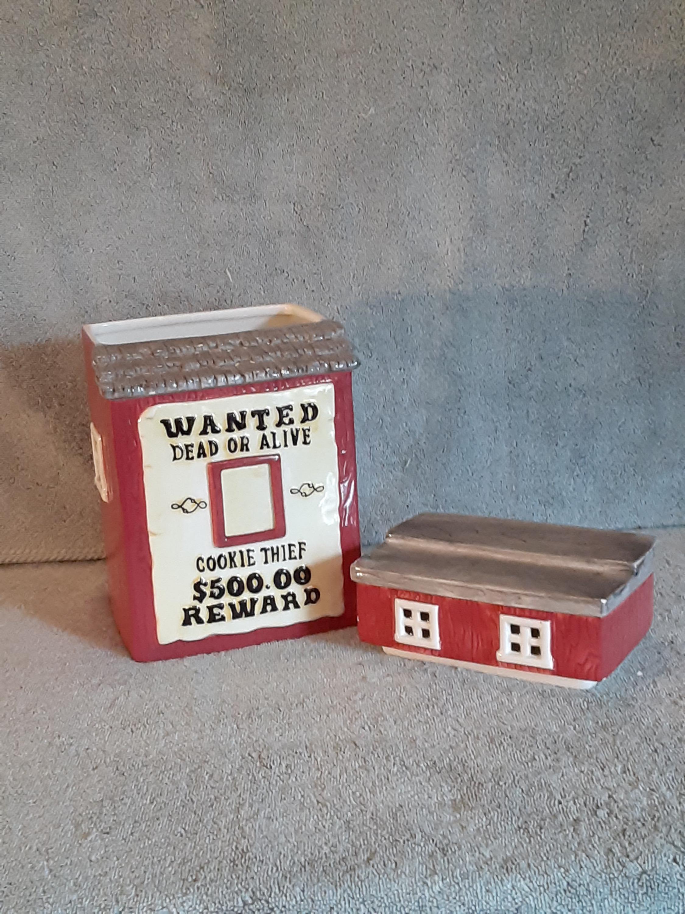 Cookie Jar - Jail House Cookie Jar - Wanted Poster Cookie Jar - Treat ...