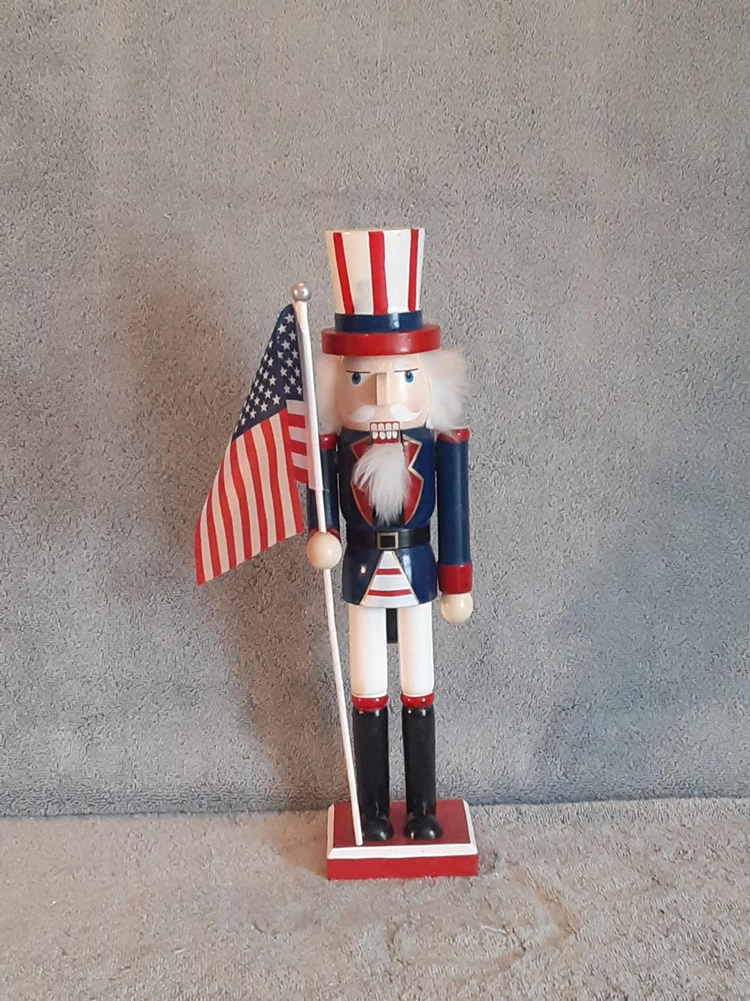 Nutcracker - Uncle Sam Nutcracker - Wooden Nutcracker - Patriotic ...