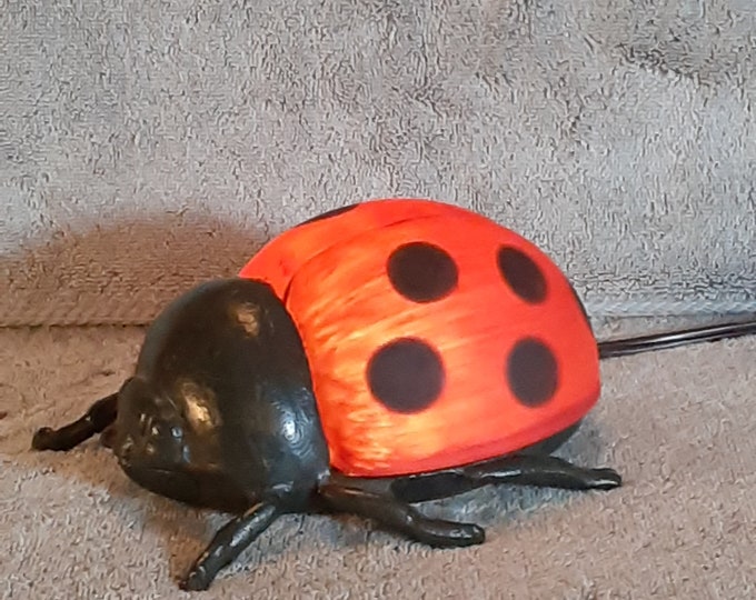 Accent Lamp - Lady Bug Lamp - Nature Themed Lamp - Etsy