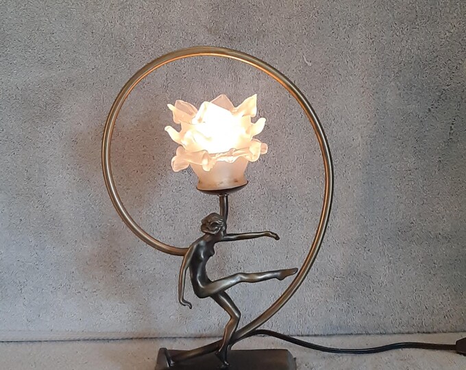 Dancer Themed Lamp - Art Deco Lamp - Accent Lamp - Etsy